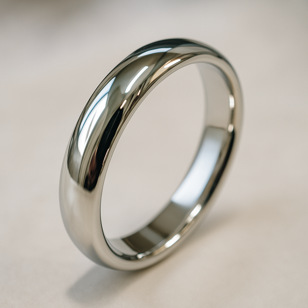 SUPER GLOSSY BAND RING (UNISEX RING) (CHALLA) – Silvi Shine